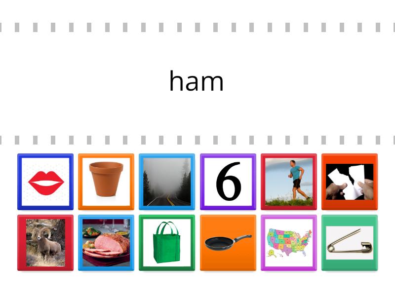 UFLI Lesson 38a - Short Vowel Review - a,i,o - Find the match