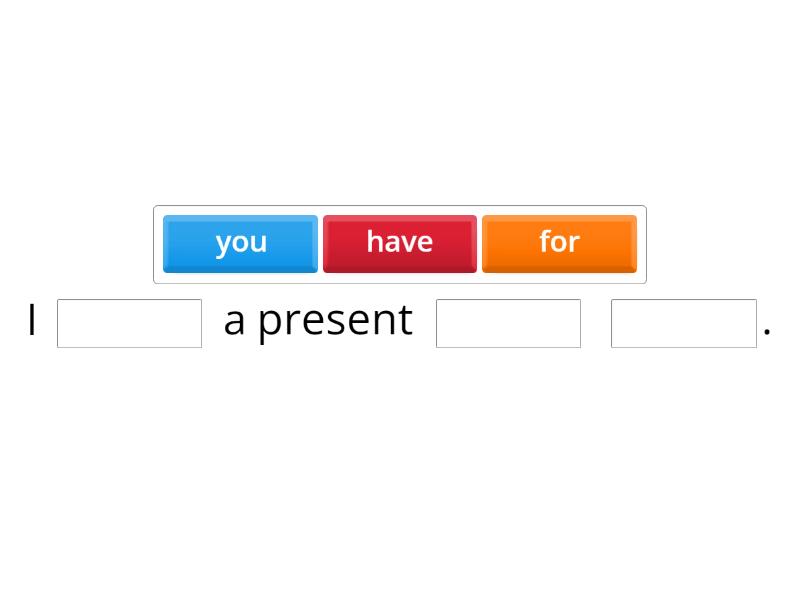 Sight Words - Complete the sentence