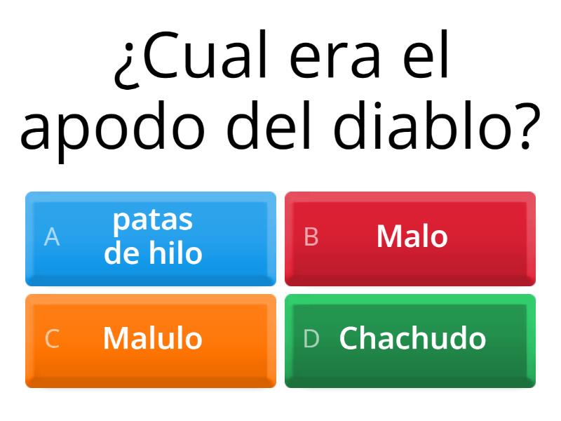 Mitos y Leyendas de Chile - Quiz