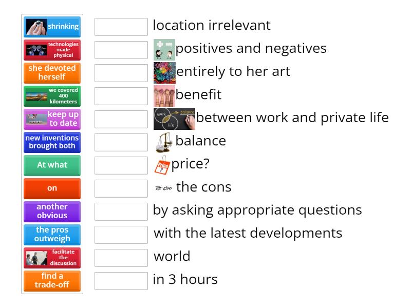 Technological inventions. - Match up