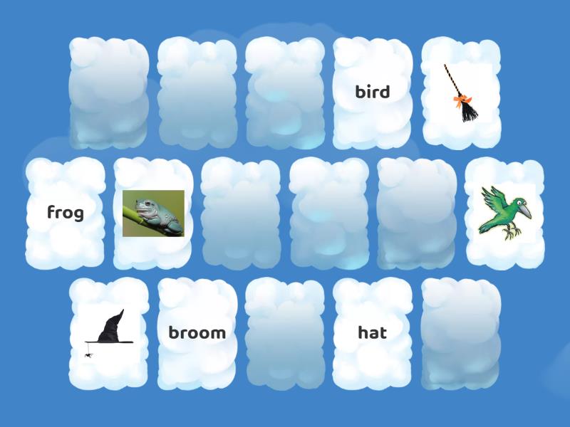 Room on the broom! - Matching pairs