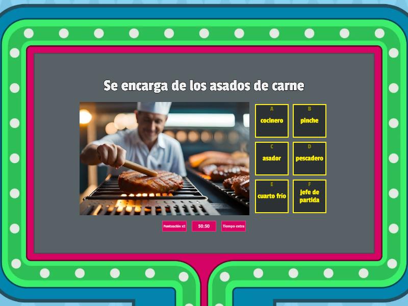 LA BRIGADA DE COCINA - Gameshow quiz