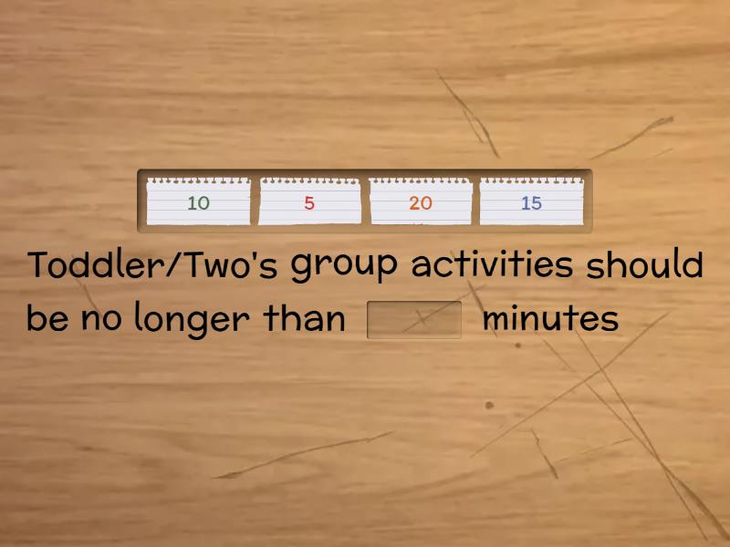 Unit 13: DAP LESSON PLANS & CLASSROOM SCHEDULES - Missing word