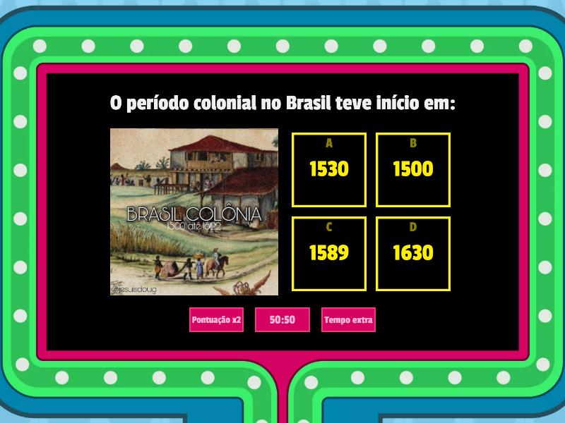 Brasil Colonia - Gameshow quiz