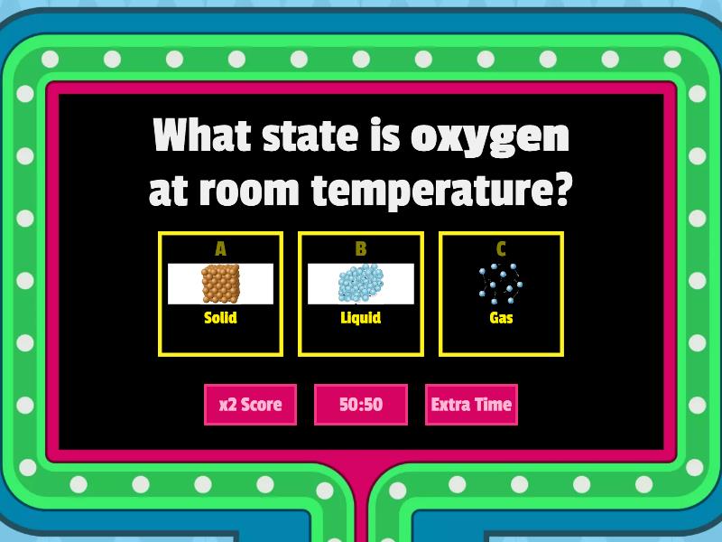 Science - States of Matter - Gameshow quiz