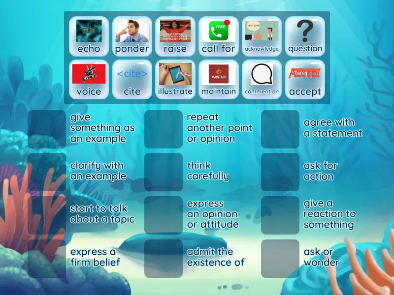 2B vocabulary - Match up