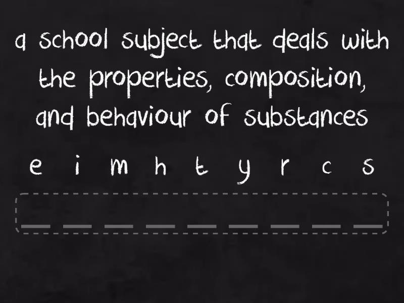 School - E8 - Anagrama