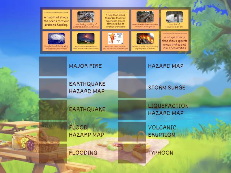 GRADE 3 HAZARD PRONE AREAS - Match up
