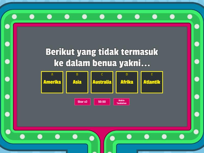 Simulasi Geografi - Gameshow quiz