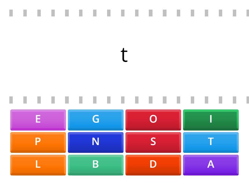 big and small letter - Find the match