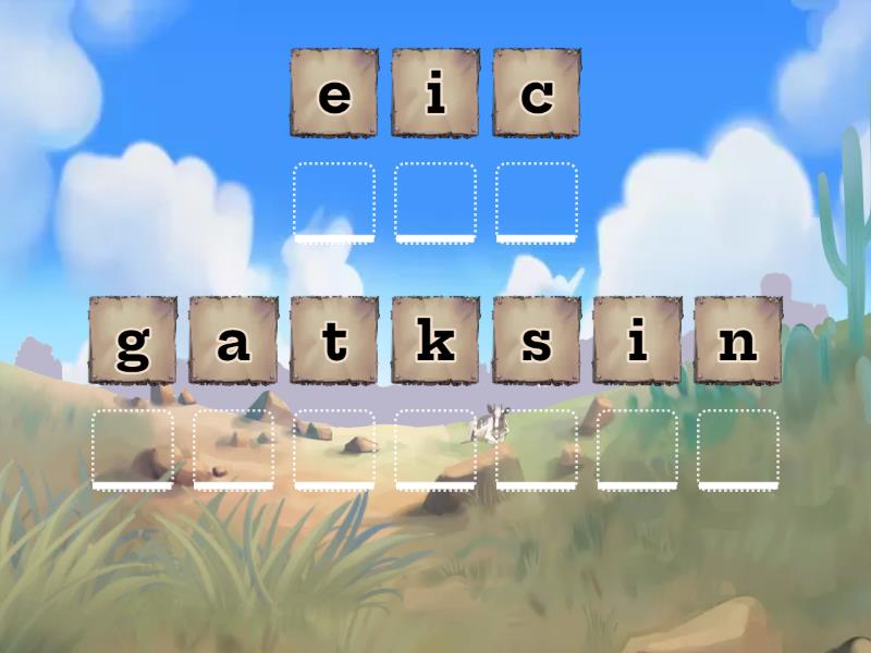 T4A U2 vocabulary - Anagram