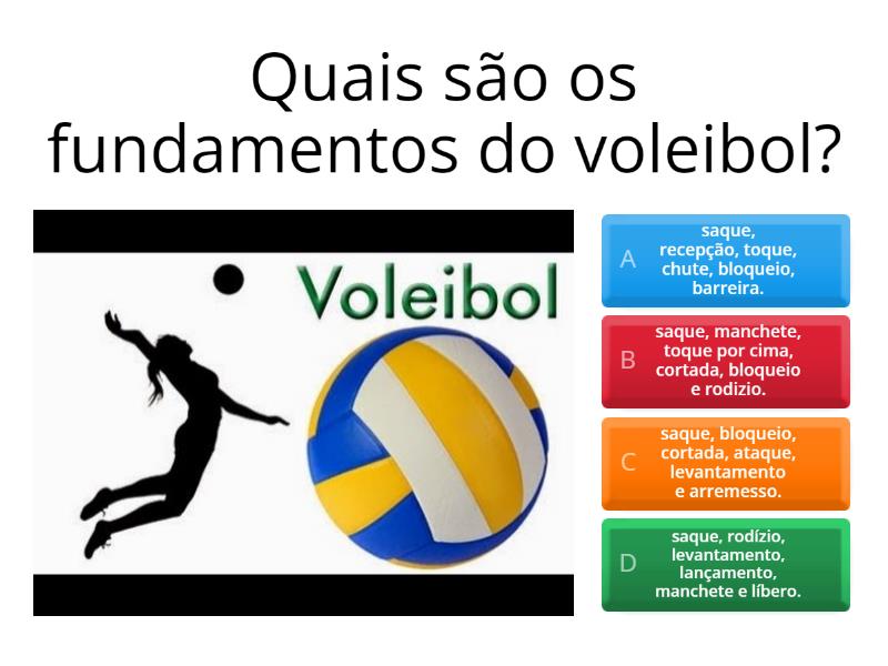 5º ANO AVALIAÇÃO DE VOLEIBOL 2º BIMESTRE-PII - Quiz