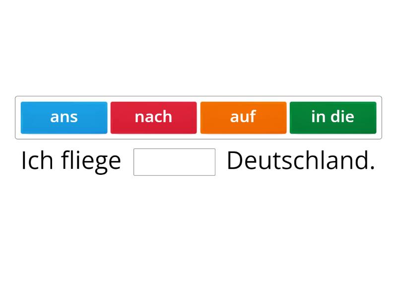 wohin gehst du? - Complete the sentence