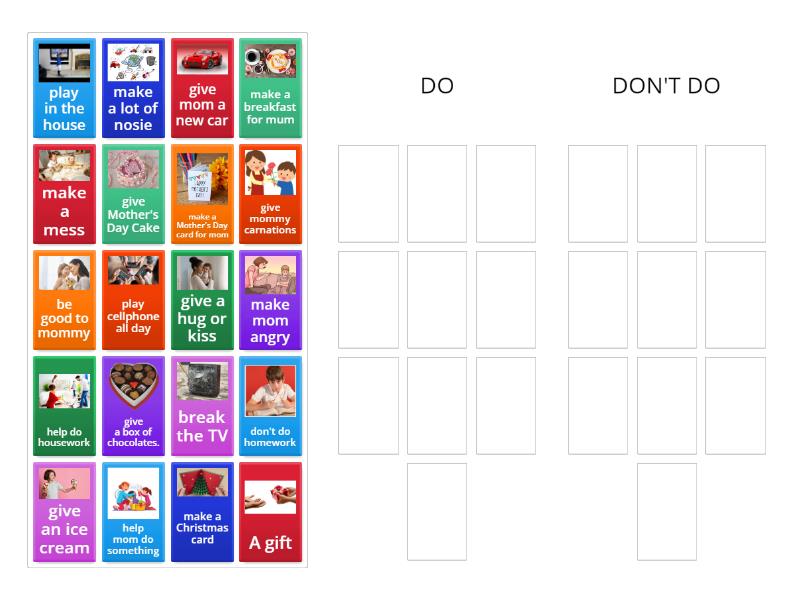 Happy HHH Mother's Day - Group sort