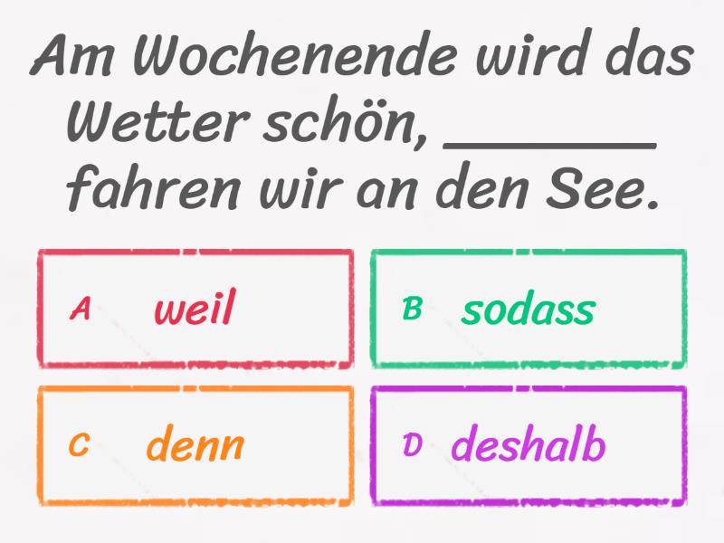 Netzwerk neu B1, Kapitel 2, Grammatik, Gruende und Folgen ausdruecken ...