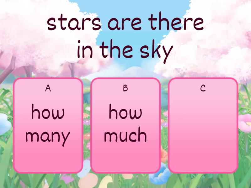 how many and how much - Quiz