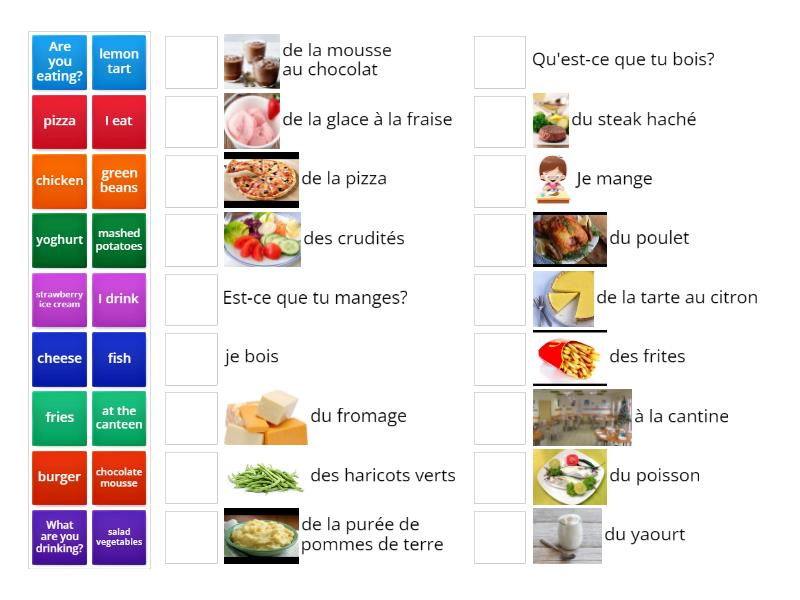 Studio 1 Module 2 Unit 5 Miam-miam - Match up