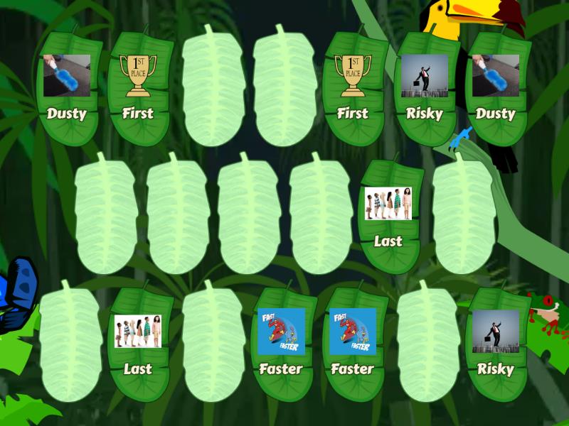 Medial/Final S Blends - Matching pairs