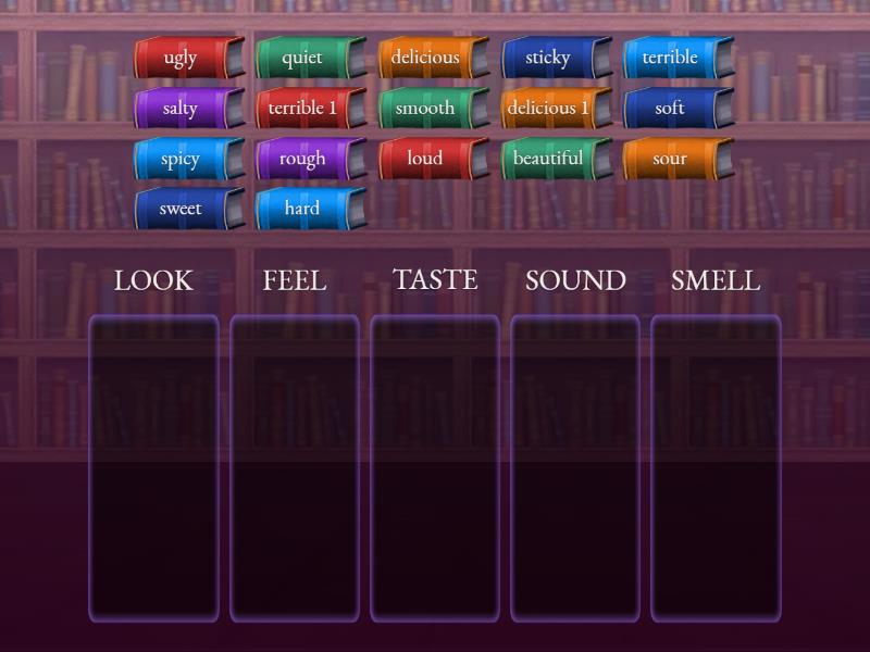 U4_SENSE VERBS - Group sort