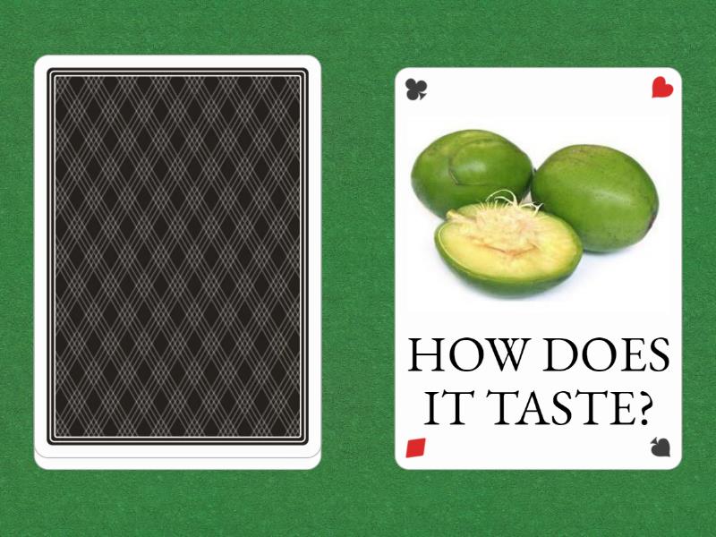 HOW DOES IT TASTE? - Speaking cards