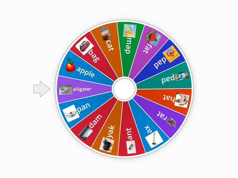 Phonics - Spin the wheel