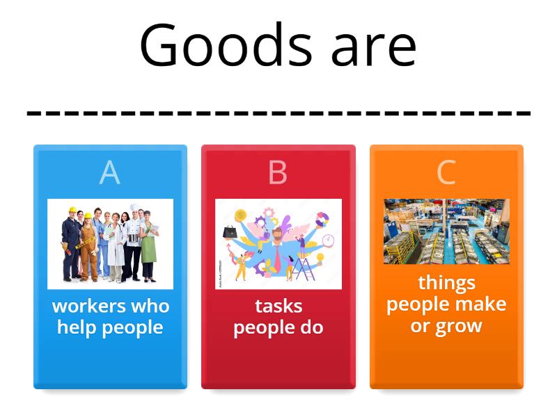 Grade 1- Trim 3- Goods and Services - Quiz