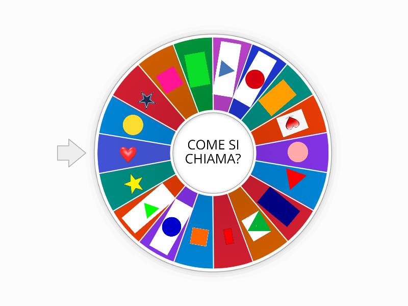 Le forme geometriche infanzia - Spin the wheel