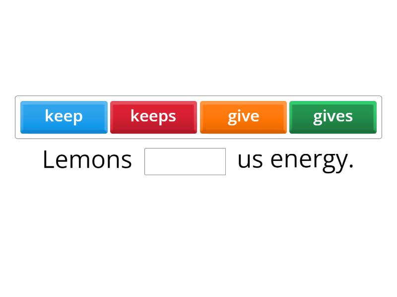 Grammar focus - Complete the sentence