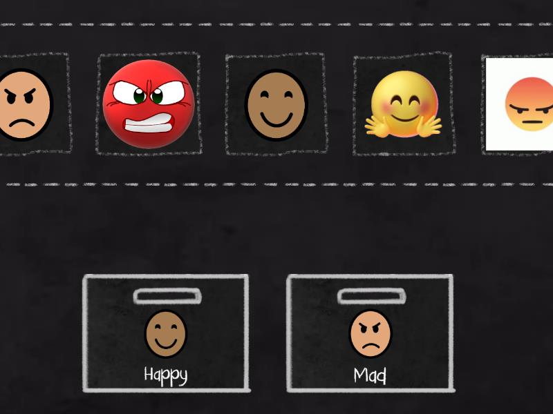 Happy & Mad - Speed sorting