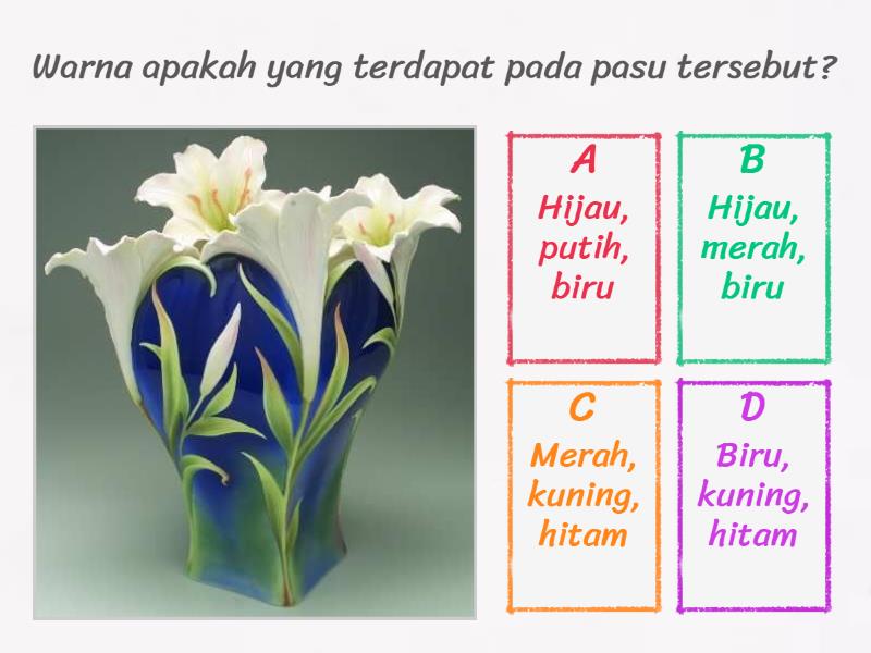 KUIZ INTERAKTIF BAHASA SENI VISUAL - Quiz