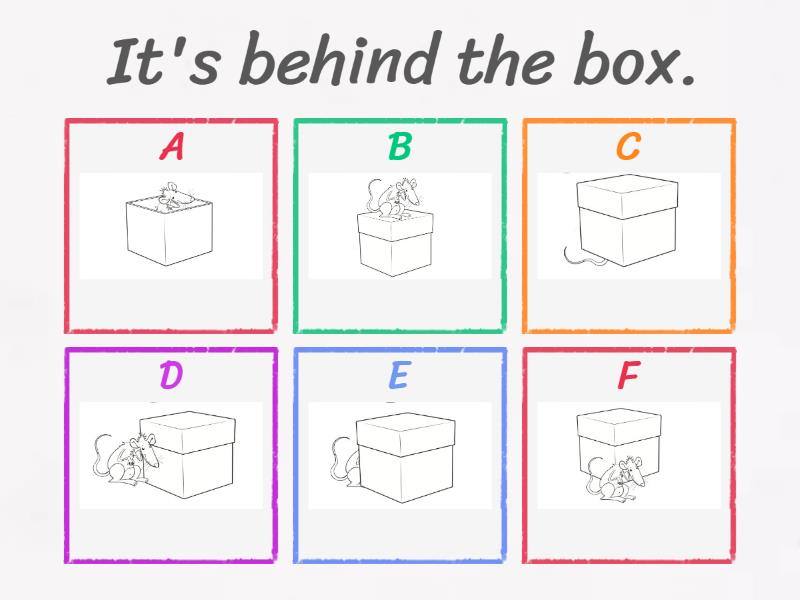 in/on/under/next to/behind/in front of - prepositions of place ...