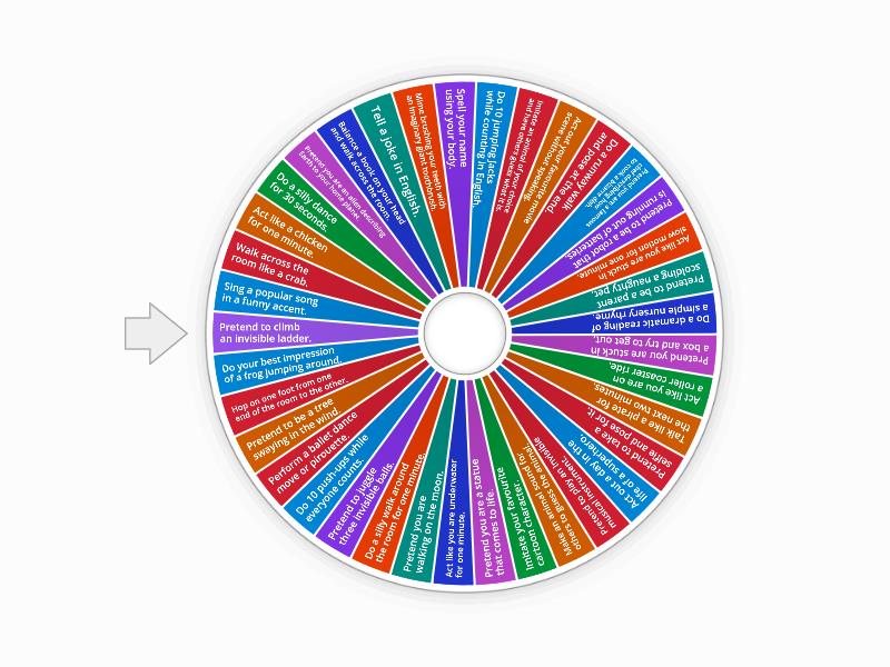 Speaking Wheel of Fortune - Spin the wheel