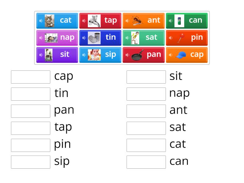 jolly phonics 1-2 - Match up