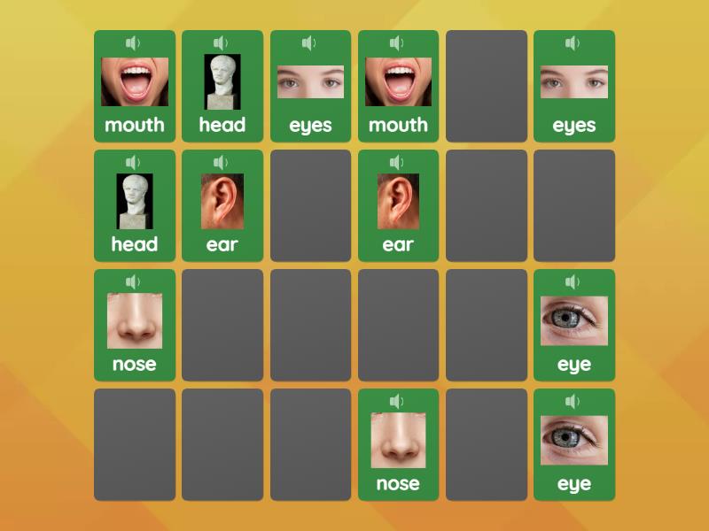 part of face - Matching pairs