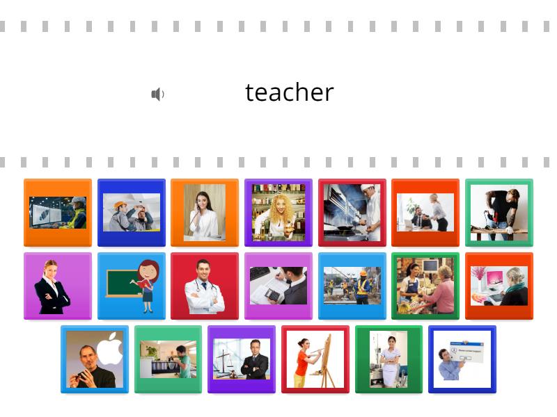 Jobs and Occupations - Find the match