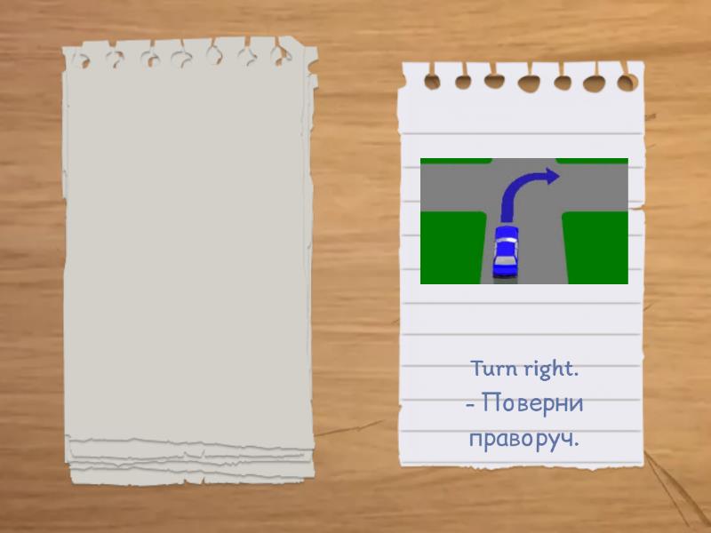 Directions - Speaking cards