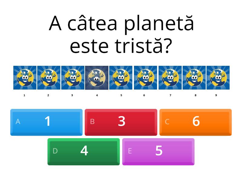 NUMERALUL ORDINAL 1-9 Primăvara - Quiz