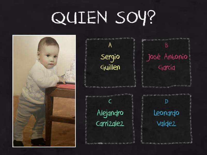 ¿Adivina Quien soy? 3 - Cuestionario