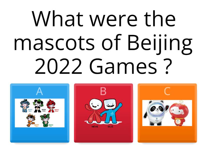 - Olympic Games Mascots - Quiz