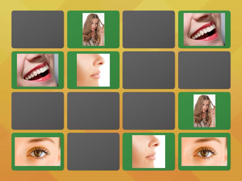 Face pairs - Matching pairs