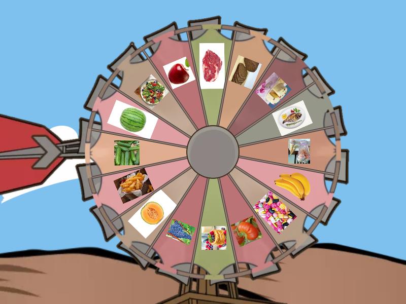 food - Spin the wheel