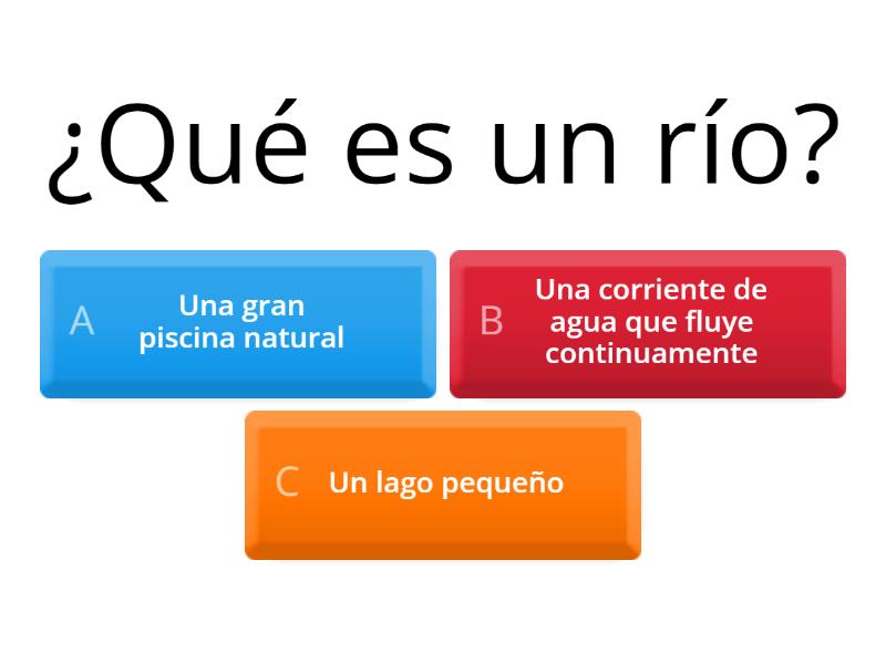 El agua - Quiz