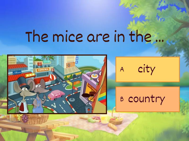 Country Mouse and City Mouse - Quiz
