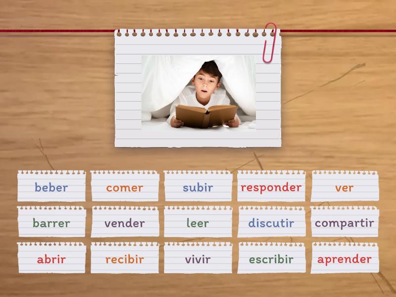 Verbos -er/-ir (regular) - Find the match