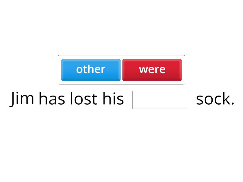 Tricky/Sight words - Other or Were, finish the sentences - Complete the ...