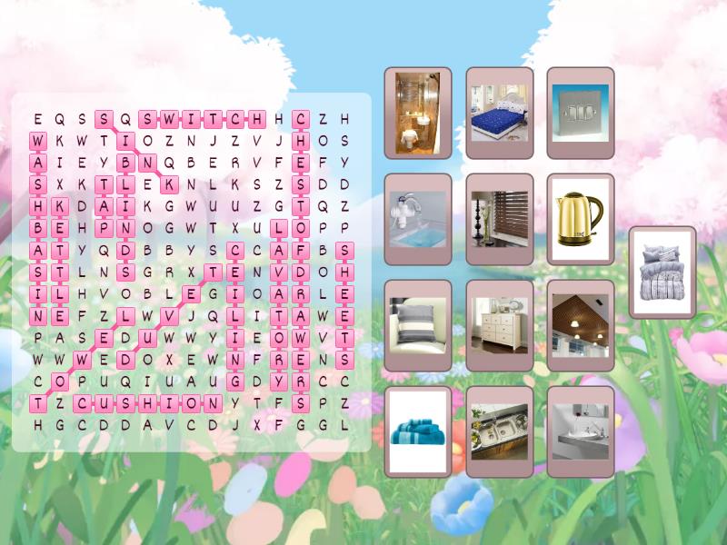 House and home - Wordsearch