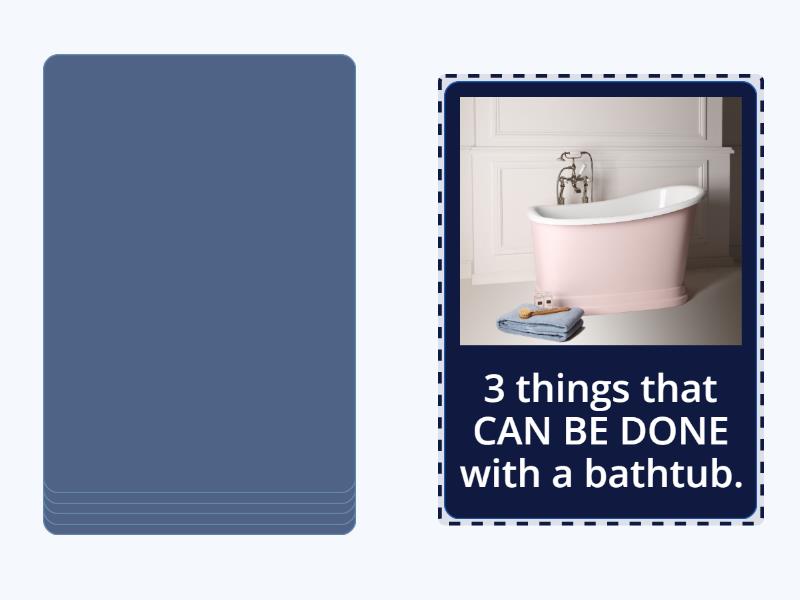 passive (middle, objects, what can be done with them) - Speaking cards