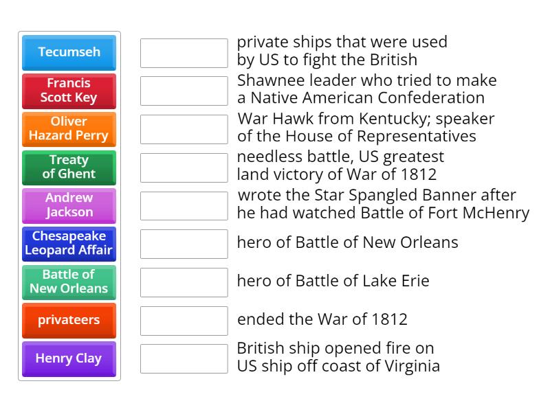 Madison and Monroe Word Wall - Match up