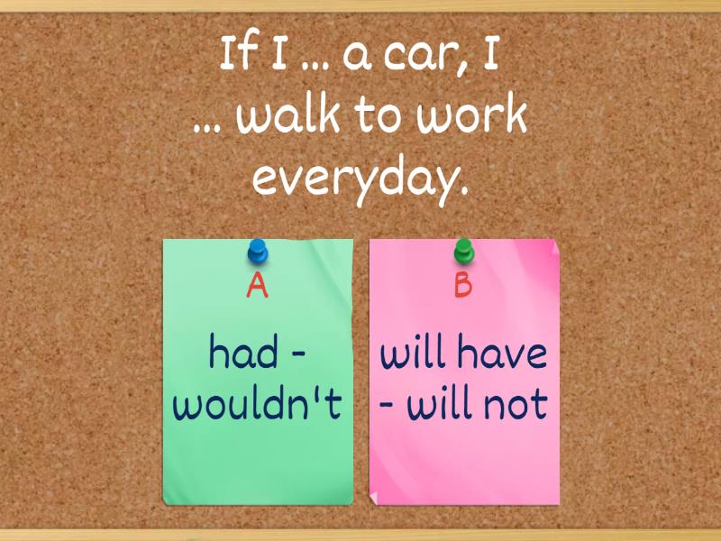 Second Conditional Quiz 7247