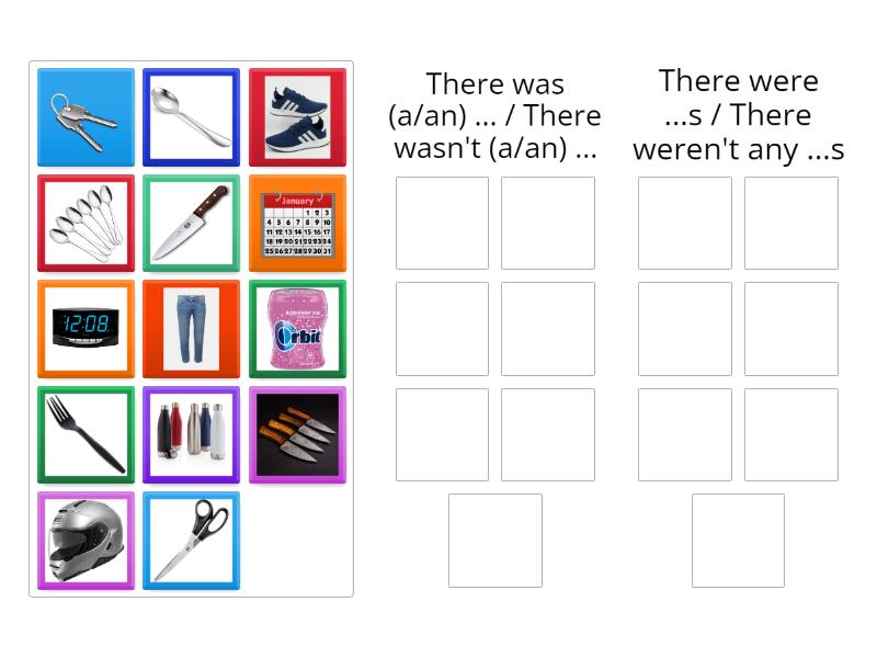 Get Involved A2+ U2 there was/were - Group sort